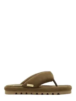 Naked Wolfe Ivy Leopard Print Shearling Platform Slippers
